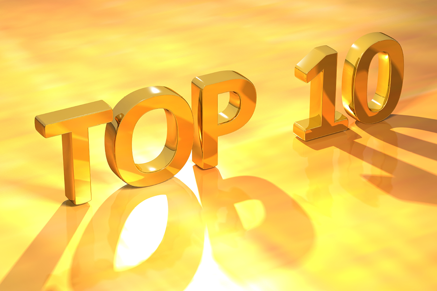 The Top Ten List: Data Challenges